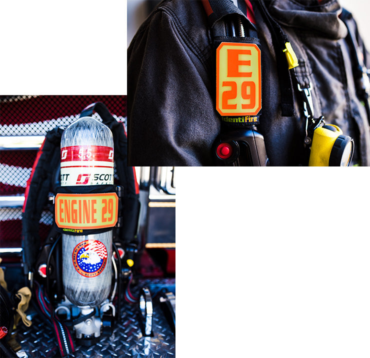 IdentiFire™ SCBA Accountability System - Combo System