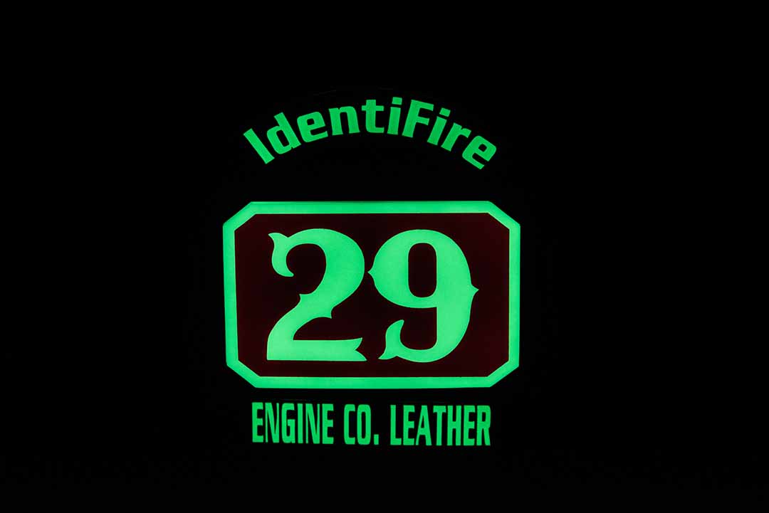 Custom Leather Fire Helmet Fronts