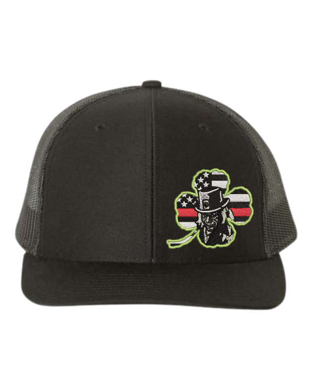 Leprechaun Clover Hat -Curved Bill 6 Panel - IdentiFire