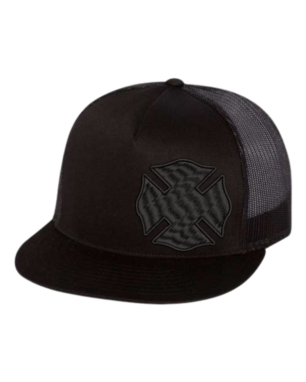 Maltese Flat Bill 5 Panel Hat - IdentiFire