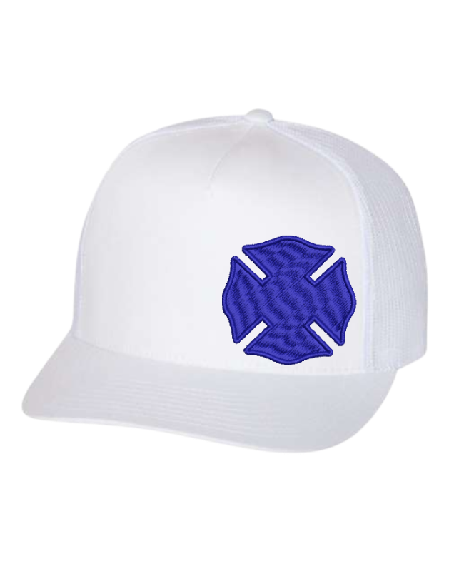 Maltese Flat Bill 5 Panel Hat - IdentiFire